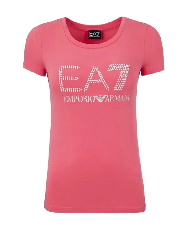 EA7 Logo T-shirt - Red