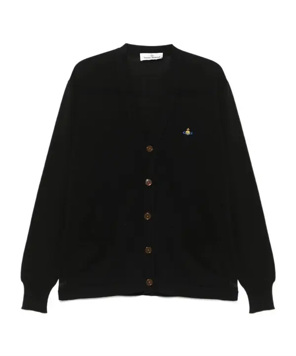 VIVIENNE WESTWOOD Orb Embroidered Cardigan - No