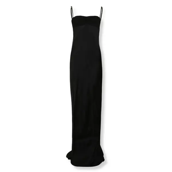 Rick Owens Sheer Panel Long Dress