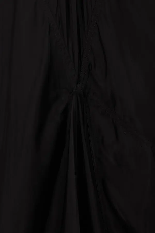 Rick Owens Sheer Panel Long Dress