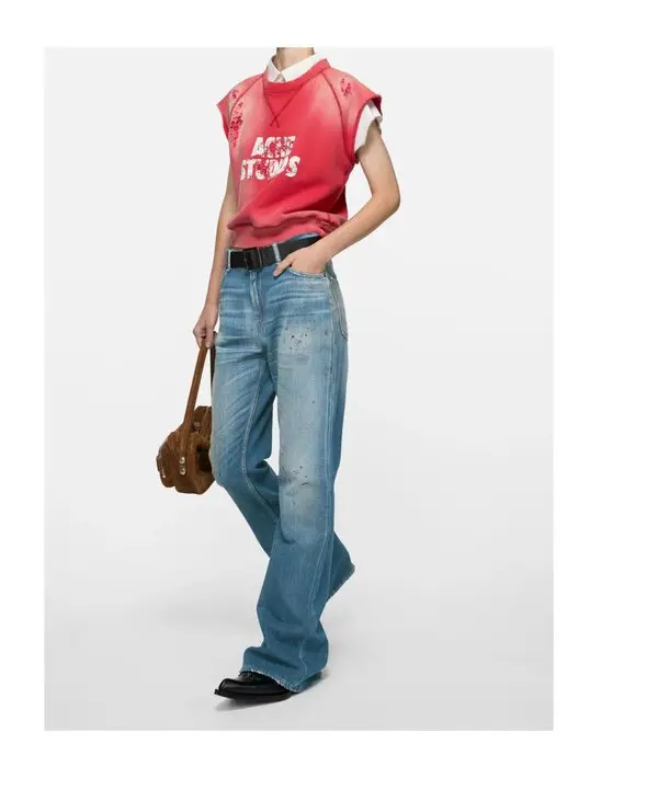 Acne Studios 2025f Fitted Flare Jeans - Blue