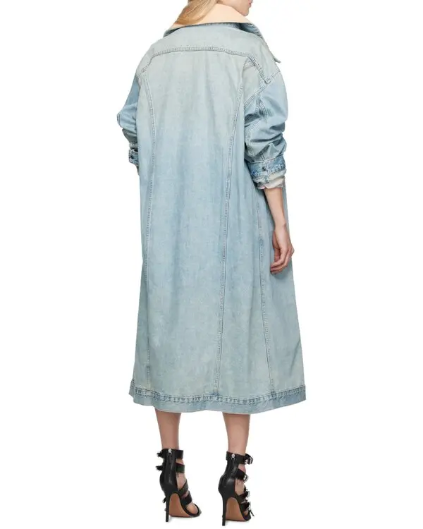 R13 Long Sleeved Denim Coat