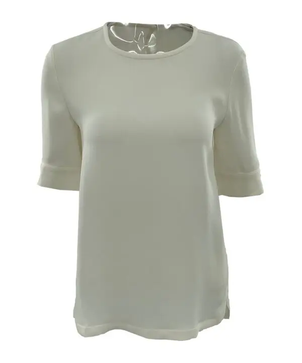 Max Mara Short Sleeve Round Neck Shirt