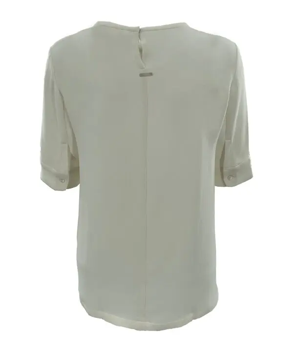 Max Mara Short Sleeve Round Neck Shirt