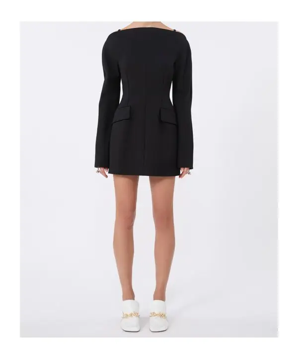 Sportmax Angus Shoulder Pad Mini Dress