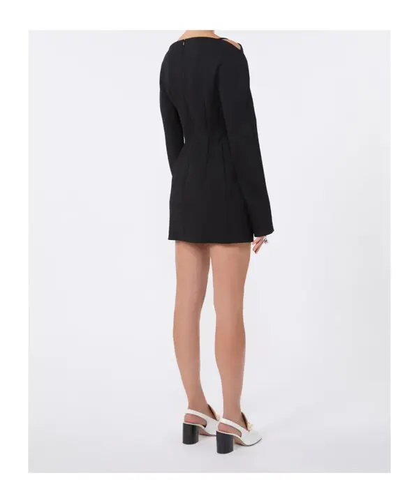 Sportmax Angus Shoulder Pad Mini Dress