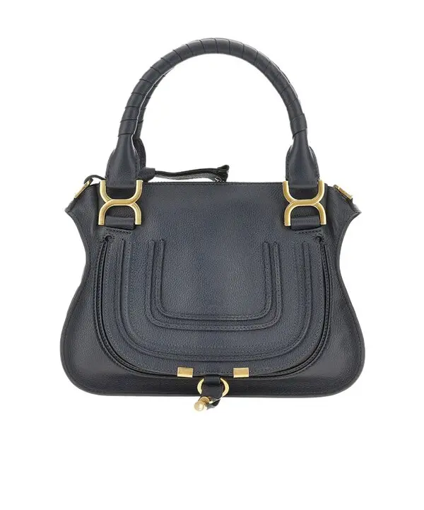 Chloé Small Marcie Leather Tote Bag - Blue