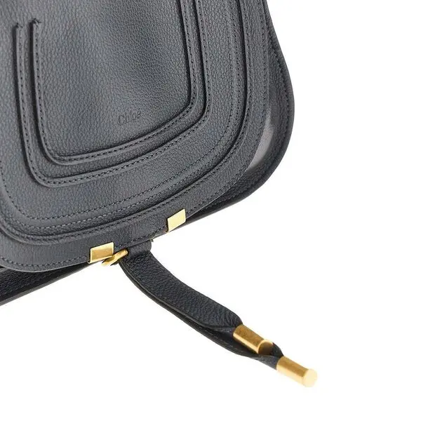 Chloé Small Marcie Leather Tote Bag - Blue