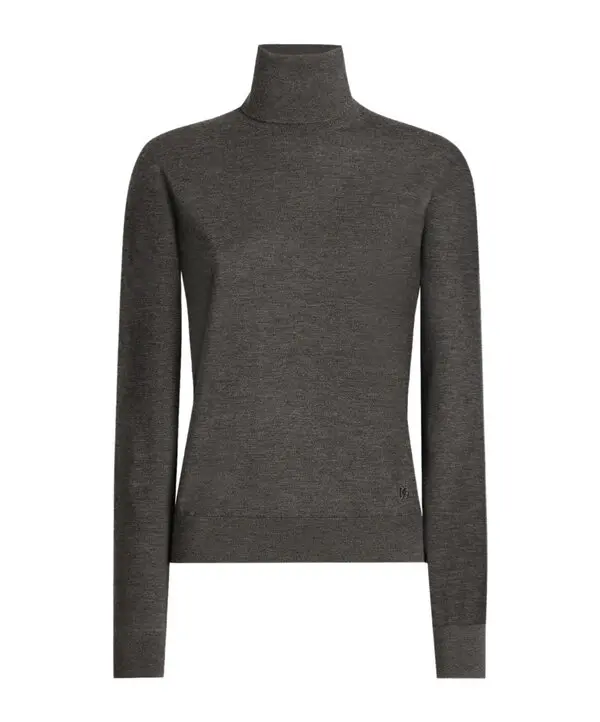 Dolce & Gabbana Ribbed Knit Turtleneck Sweater