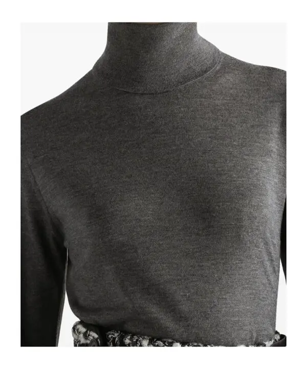 Dolce & Gabbana Ribbed Knit Turtleneck Sweater