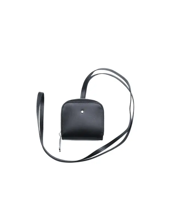 Montblanc Zipped Earphone Case - Black