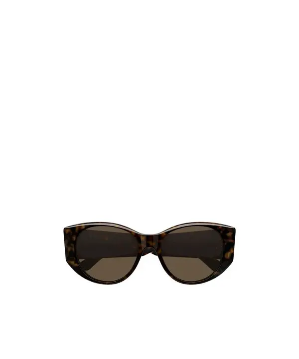 Balenciaga Nano Round Frame Sunglasses - Black