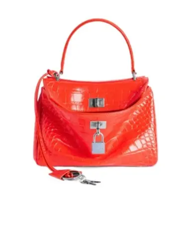 Balenciaga Rodeo Embossed Top Handle Bag