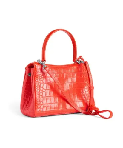 Balenciaga Rodeo Embossed Top Handle Bag