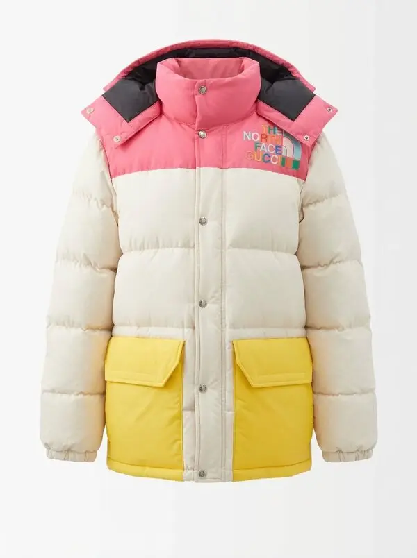 Gucci X The North Face Logo Down Jacket