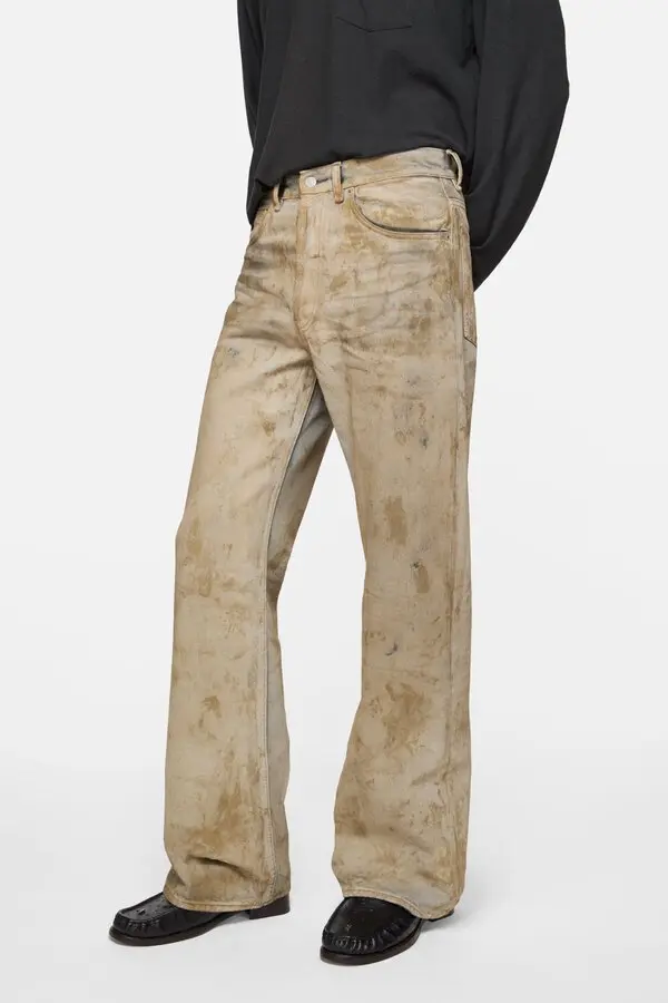 Acne Studios Distressed Straight-leg Jeans