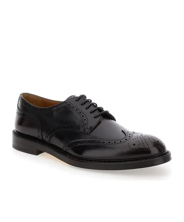 DOUCAL'S Dovetail Lace-up Oxford Shoes
