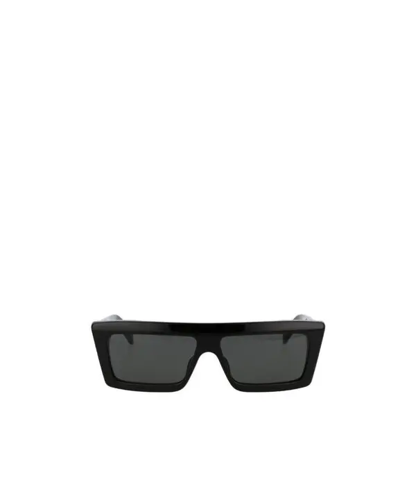 Celine Rectangle Logo Sunglasses - Black