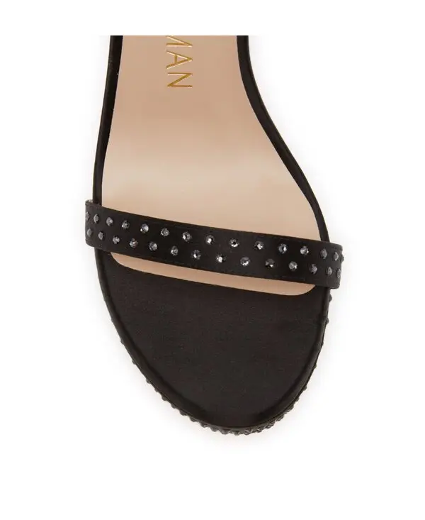 STUART WEITZMAN Embellished Platform Stiletto Sandals