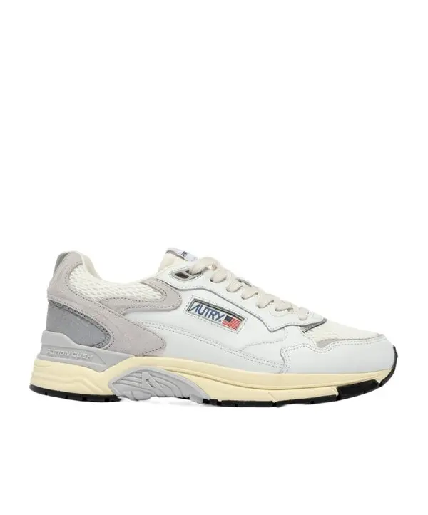 AUTRY Hyperway Lace-up Sneakers - White/grey