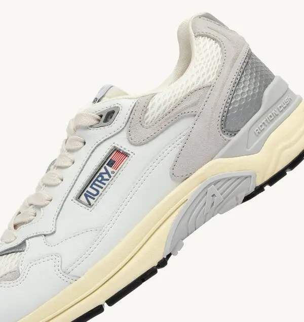 AUTRY Hyperway Lace-up Sneakers - White/grey