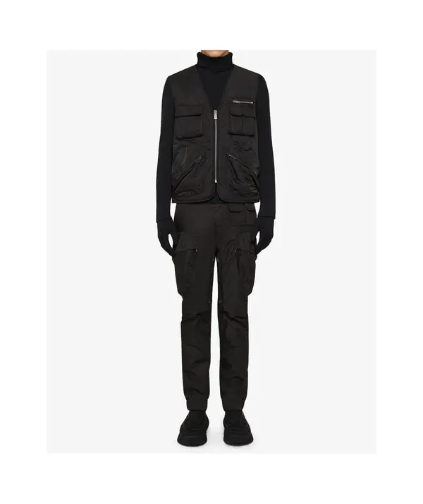 Givenchy Zip-up Logo Embroidered Vest
