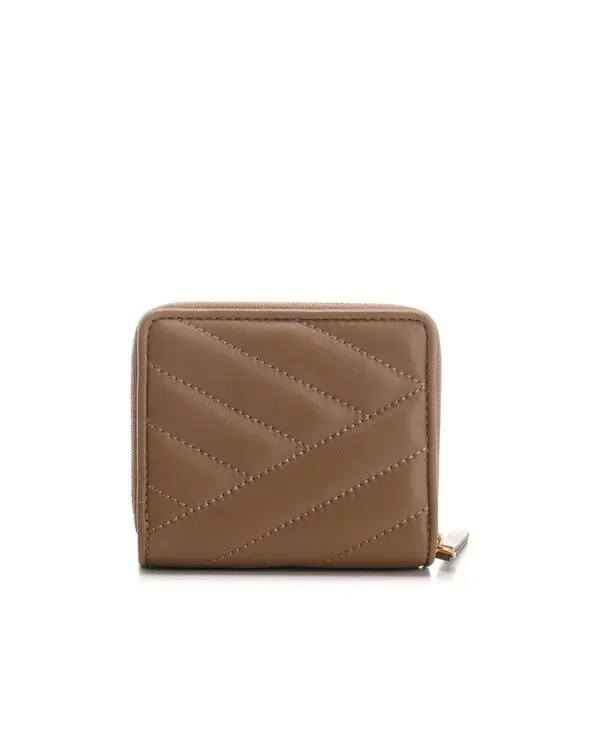 Tory Burch Kira Chevron Bi-fold Wallet - Brown