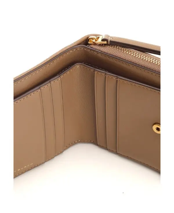 Tory Burch Kira Chevron Bi-fold Wallet - Brown