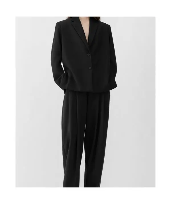 Jacquemus Single-breasted Wool Blazer With Embroidered Patch