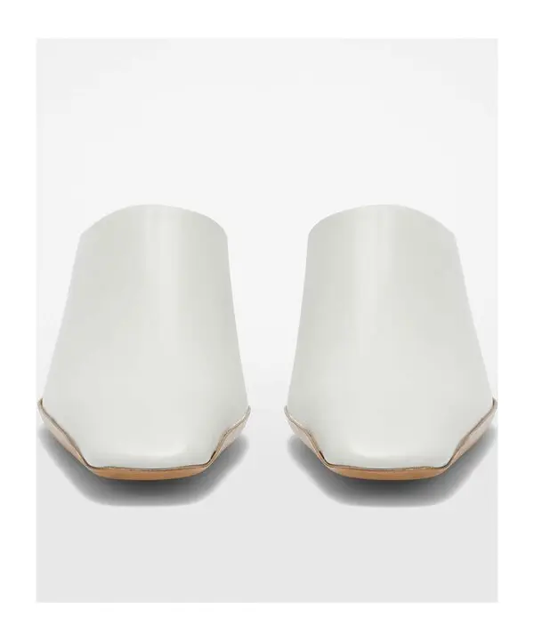 JIL SANDER Square Toe Wedge Mules