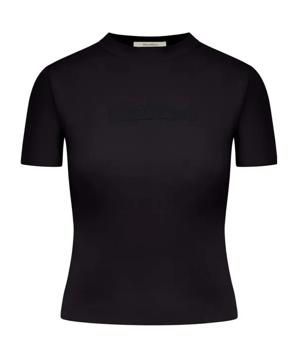 Max Mara Crewneck Short-sleeved T-shirt - Black