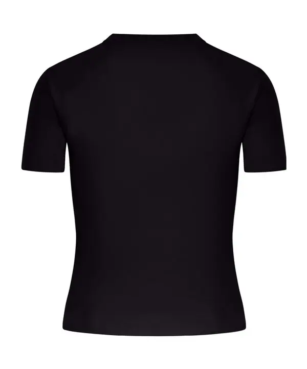 Max Mara Crewneck Short-sleeved T-shirt - Black