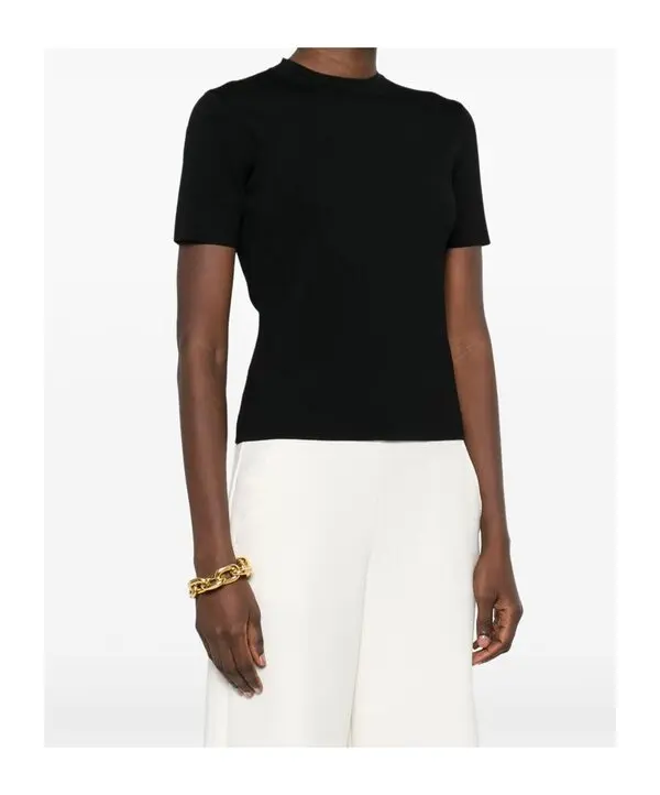 Max Mara Crewneck Short-sleeved T-shirt - Black