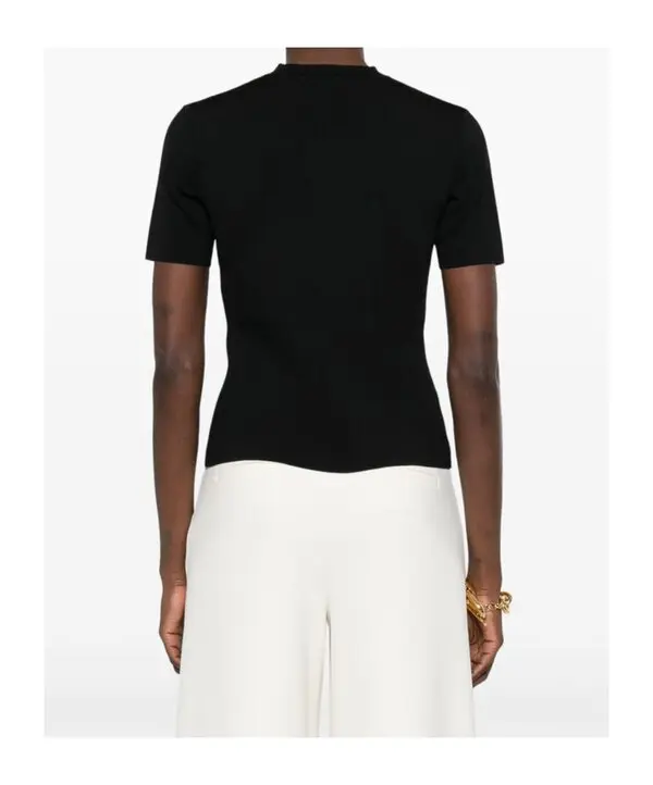 Max Mara Crewneck Short-sleeved T-shirt - Black