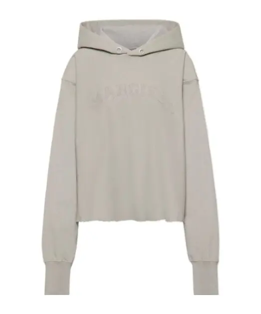 MAISON MARGIELA Logo Appliqué Hoodie - Nude