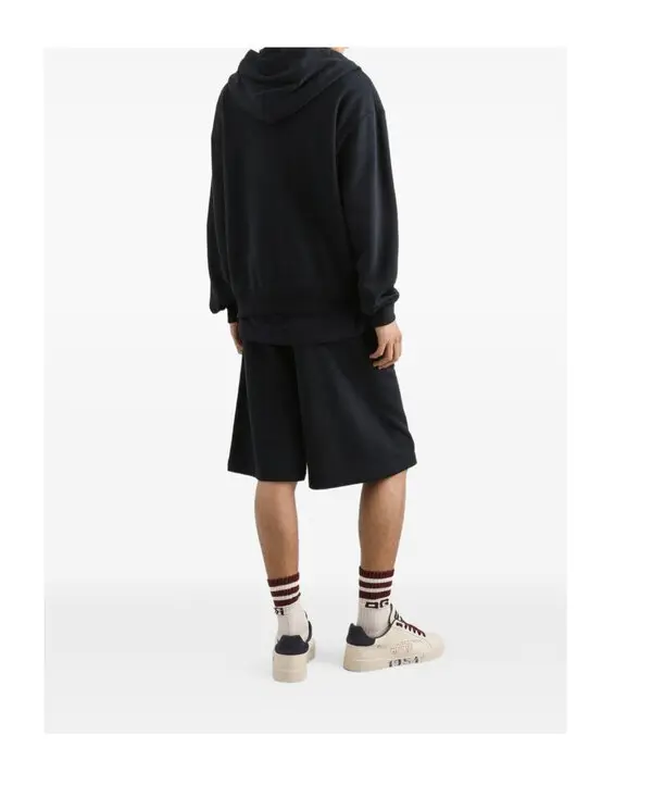 Dolce & Gabbana Logo Patch Bermuda Shorts