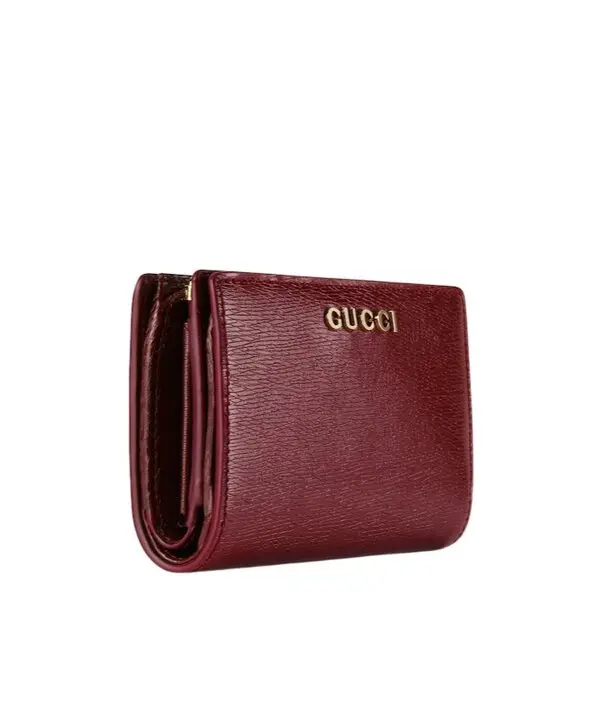 Gucci Logo Script Card Case