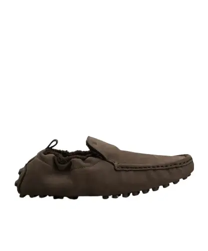 TOD'S Suede Gommino Loafers With Wool Lining