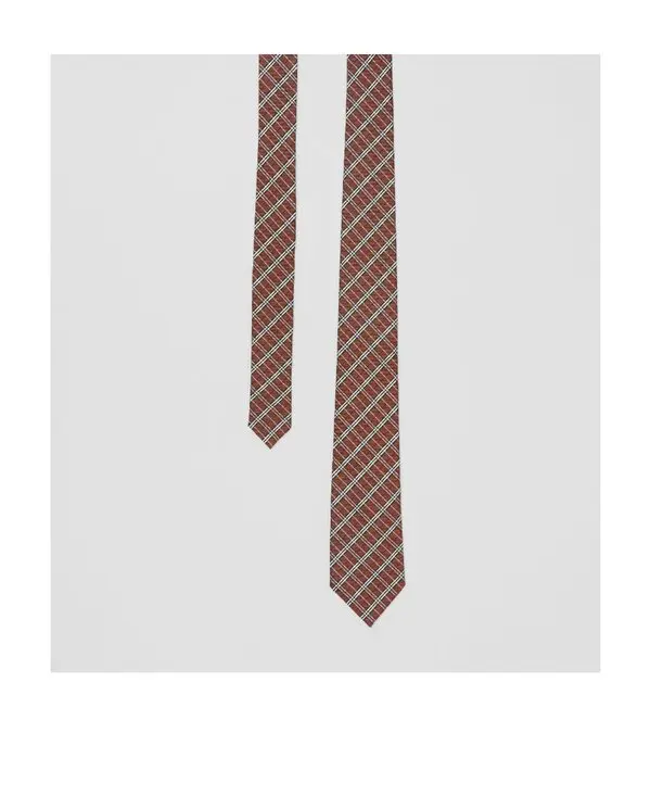 Burberry Vintage Check-patterned Pointed Tie - Brown