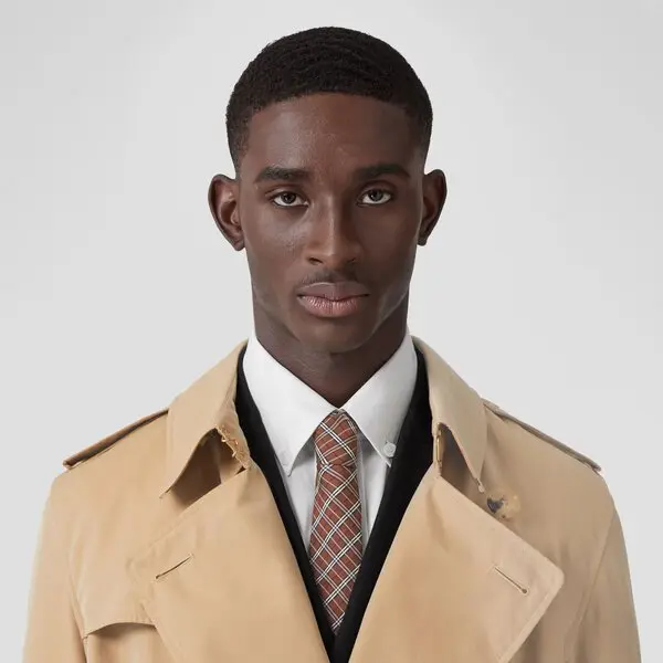 Burberry Vintage Check-patterned Pointed Tie - Brown