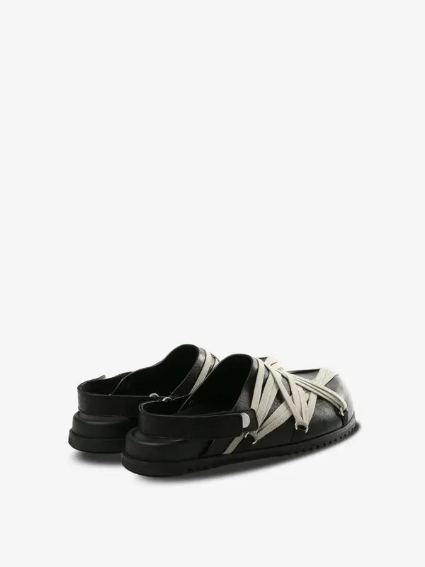 Rick Owens Granola Strappy Sandals - Black