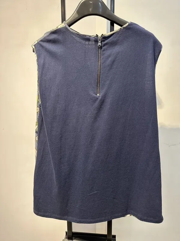 Sportmax Sleeveless Embellished Silk Top