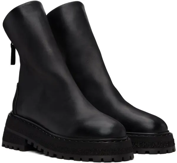 Marsèll Wedge Zipped Ankle Boots