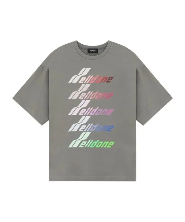 We11Done Multi Logo Print T-shirt