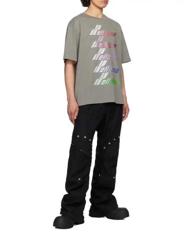 We11Done Multi Logo Print T-shirt