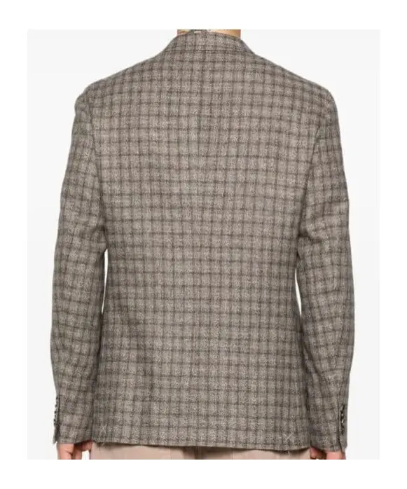 Etro Checked Blazer With Paisley Lining