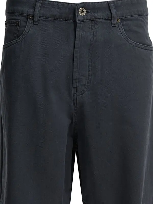 Miu Miu Logo Embroidered Denim Jeans - No