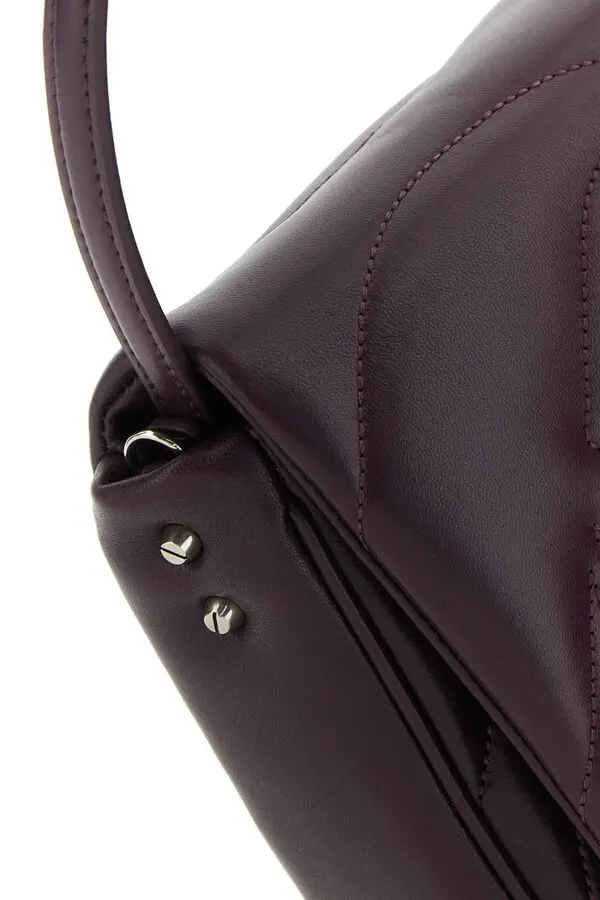 Alexander McQueen Seal Logo Plaque Small Shoulder Bag - Black