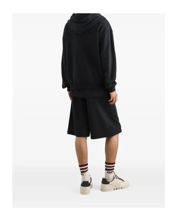 Dolce & Gabbana Logo Patch Zip Hoodie