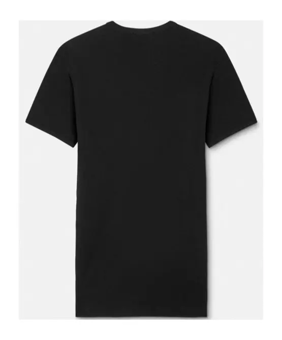 Versace Logo Embroidered T-shirt